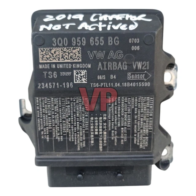 VW CRAFTER MAN TGE - Air Bag SRS Crash Sensor Control Module (17-23 ...