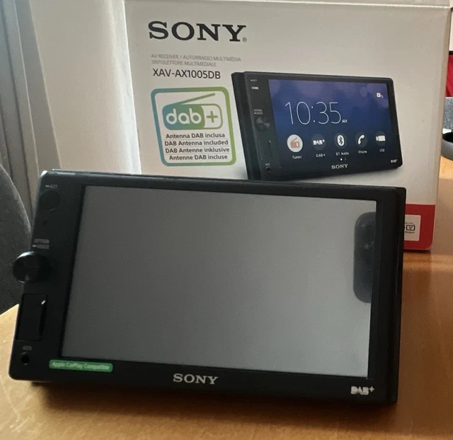 SONY XAV-AX1005DB DAB+ Apple CarPlay Radio Mit Zubehör EUR 100,00 ...