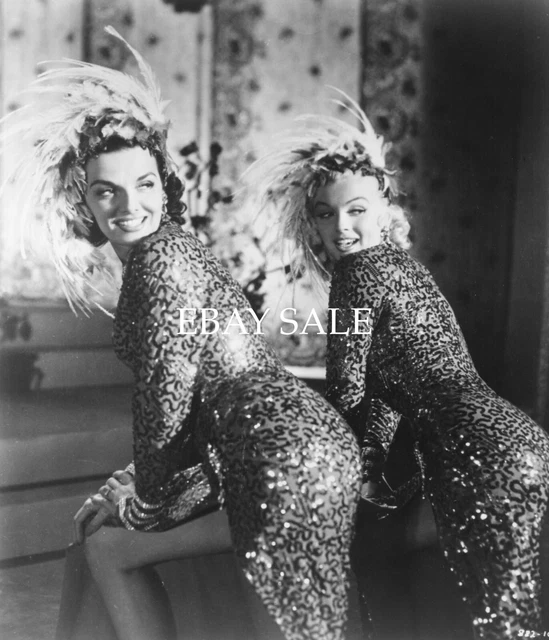 Rare Photo Jane Russell And Marilyn Monroe Gentlemen Prefer Blondes Sexy