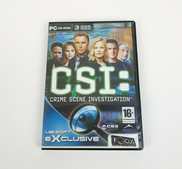 CSI: CRIME SCENE Investigation - PC-CD Rom Game - Free UK Delivery £2. ...