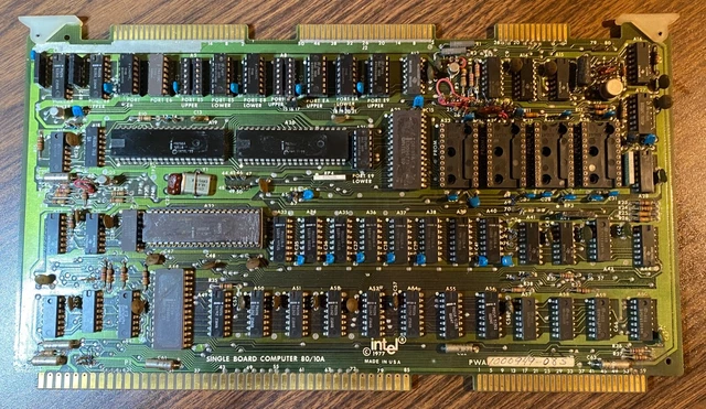 VINTAGE INTEL SBC 80/10A Single Board Computer, S/N H853306 $77.00 ...