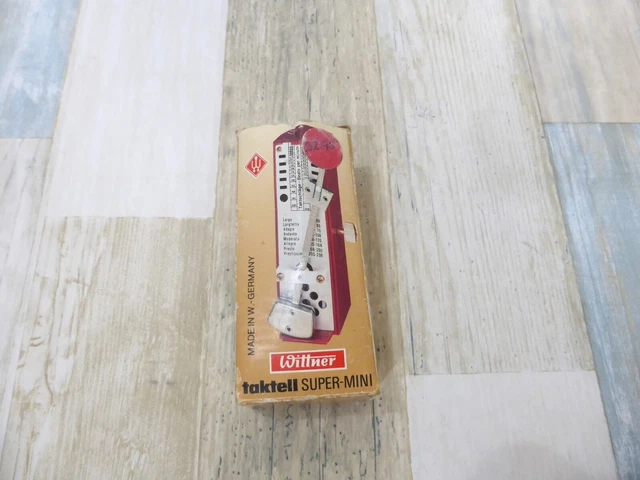 VINTAGE WITTNER TAKTELL Super Mini Metronome Original Box $24.00 - PicClick