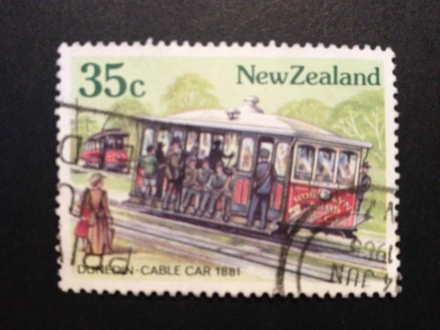 NEW ZEALAND 1985 Vintage Trams 35C Dunedin Cable Car 1881 - Used $0.99 ...