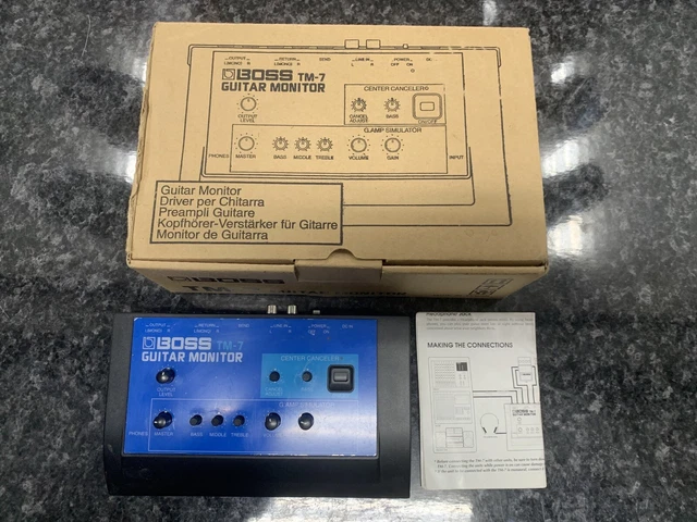 BOSS TM-7 GUITAR Monitor Peripherals Amp Simulator Effects Pedal £59.99 ...