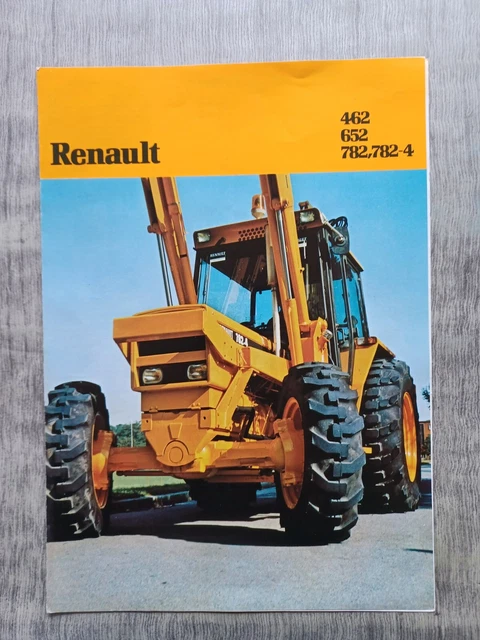 PROSPECTUS BROCHURE TRACTEUR Renault 462/652/782/782-4 EUR 7,45 ...