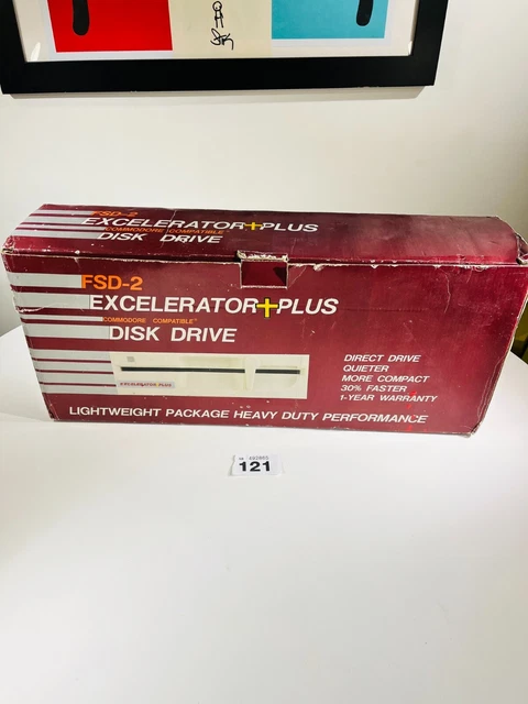 EXCELERATOR PLUS FSD-2 Floppy Drive Commodore 64 5.25 - Boxed / No Power Cable £129.95 - PicClick UK