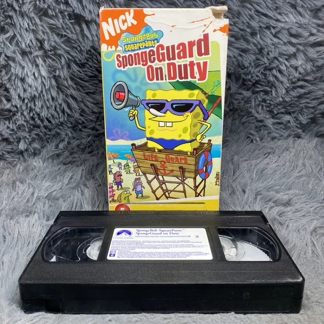 SPONGEBOB SQUAREPANTS - Spongeguard on Duty VHS Tape 2004 Nickelodeon ...