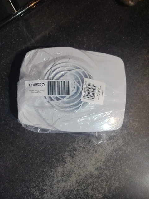ENVIROVENT FILTERLESS EXTRACTOR Fan EFWIK230V Window Kit. Brand New No ...