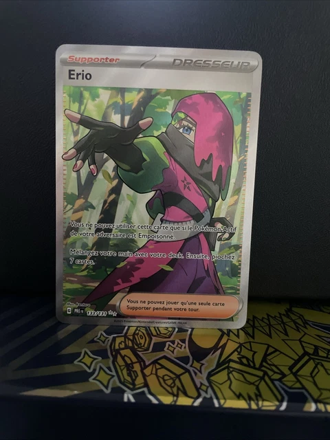 CARTE POKÉMON ERIO 133/131 EV8.5 Evolutions Prismatiques Ecarlate ...