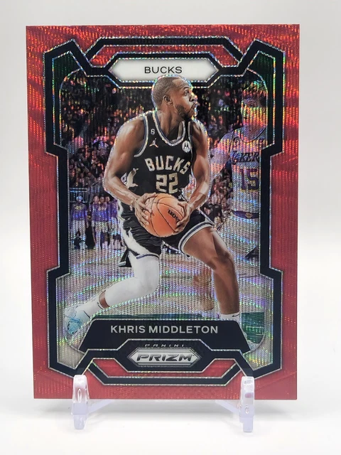 2023-24 PANINI PRIZM Prizms Ruby Wave #60 Khris Middleton BUCKS EUR 1 ...