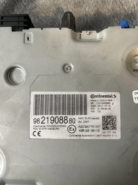 NAC EUR SMEG Peugeot Citroen Gps 9821908880 Wave2 A2C3907761501 Psa EUR ...