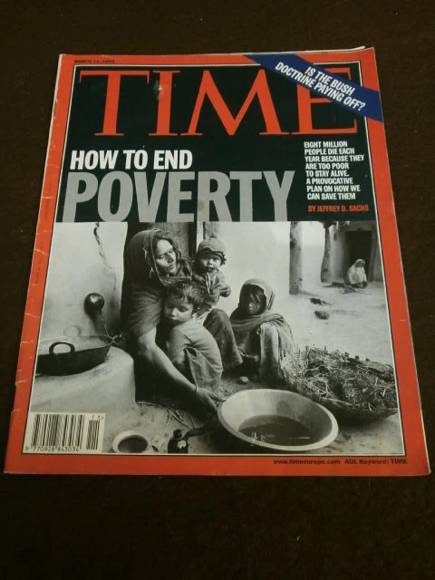 TIME MAGAZINE - How To End Poverty - March 14 2005 £6.99 - PicClick UK