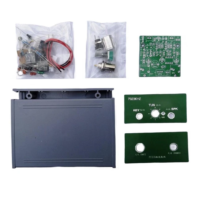 COMPLETE CW SHORTWAVE Transceiver Kit for Arduino with Frequency Fine ...