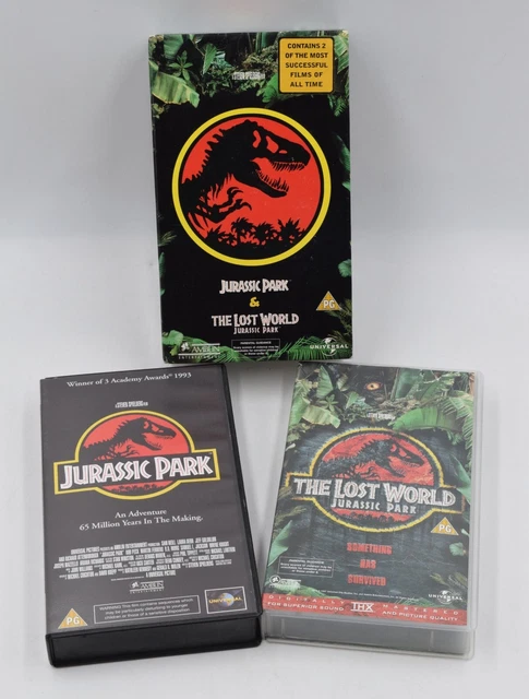 JURASSIC PARK AND The Lost World (VHS, 1998, Box Set) £11.99 - PicClick UK
