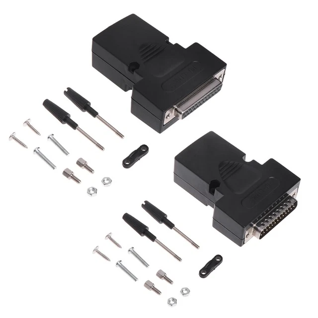 DB25 MALE/FEMALE SCREW D-SUB 25Pin Plug Breakout Terminal Solderless ... DB25 MALE/FEMALE SCREW D-SUB 25Pin Plug Breakout Terminal Solderless ...