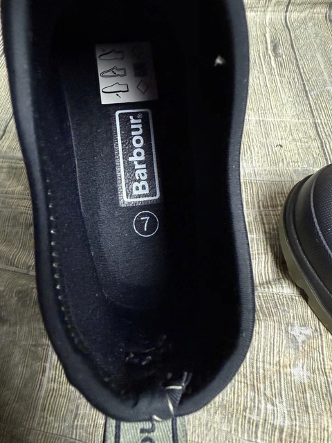 BARBOUR RIDGE SHORT Wellies Wellington Boots UK 7 Green Men’s Brand New ...