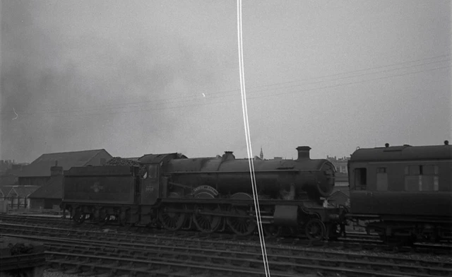 35MM NEGATIVE BR/GWR 49xx Hall Steam Loco 5986 'ASTON HALL' Reading ...