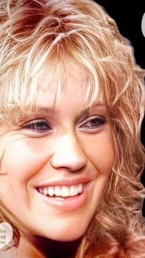 ICONIC BEAUTY SCARCE Large Photo ABBA Agnetha Faltskog Good Condition £ ...