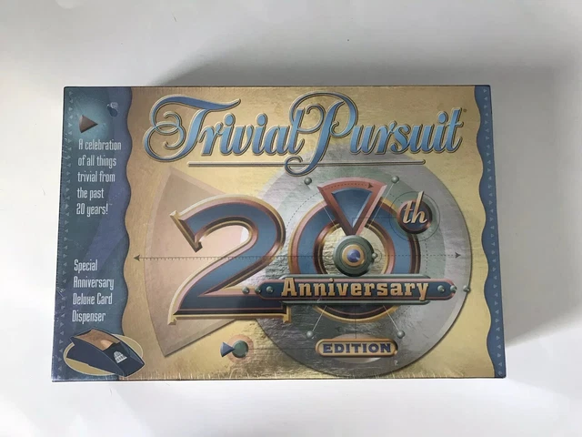 VINTAGE TRIVIAL PURSUIT 20th Anniversary Edition Gioco da tavolo 2002 ...
