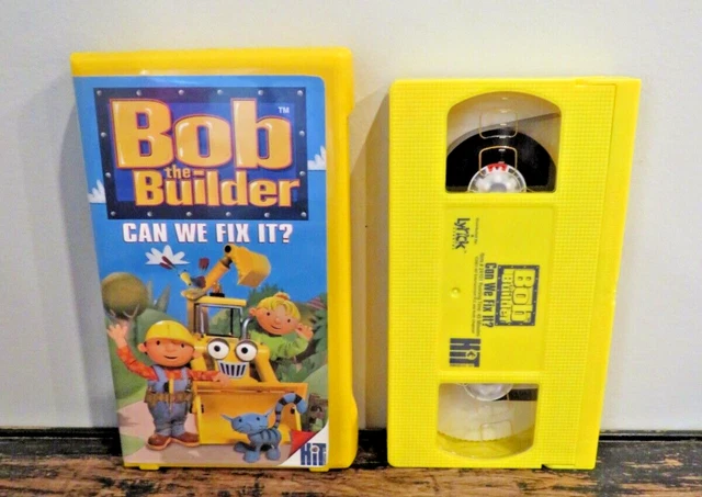 BOB THE BUILDER Can We Fix It VHS Tape Mini Adventures Cartoon Vintage ...