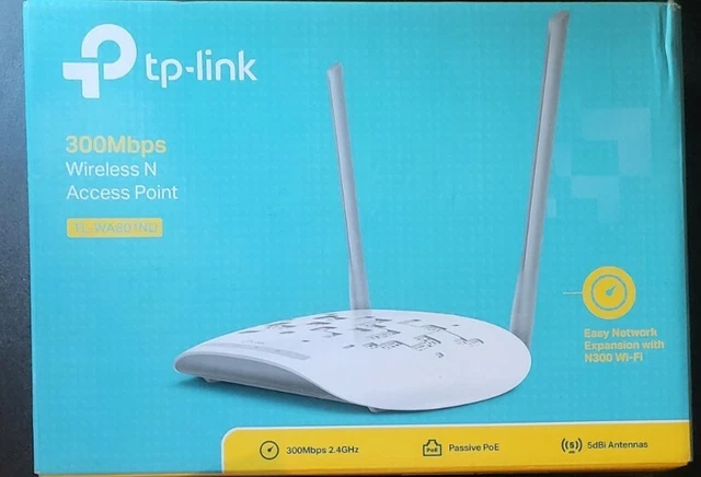 TP-LINK 300MBPS WIRELESS N Access Point AP Bridge Repeater Multi SSID ...