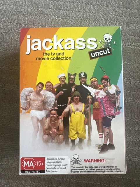 JACKASS: THE TV and Movie Collection Uncut DVD box set R4 VGC Rare 🔥 £ ...