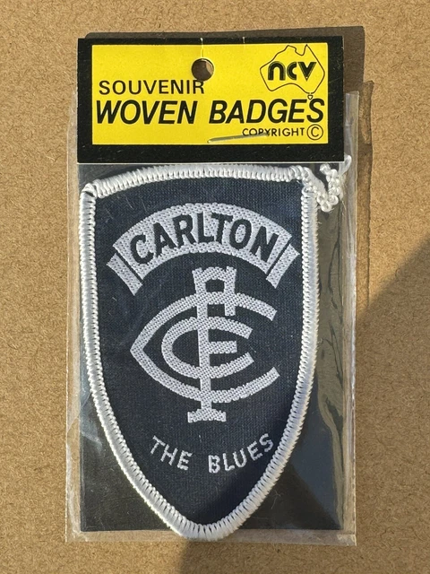 VINTAGE CLOTH PATCH Carlton Football Club Blues AFL VFL $39.95 ...