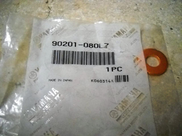 NOS OEM YAMAHA Culasse Plaque Rondelle 1982-2002 FA1H TW200 TT600 90201 ...