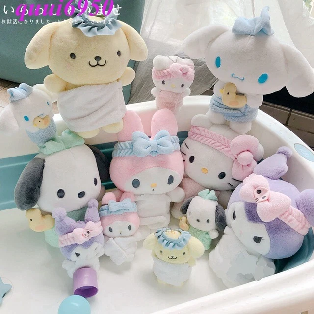 BATH MY MELODY Kuromi Cinnamoroll Hello Kitty Doll Toy Figure Pendant Keychain EUR 7,12 ...