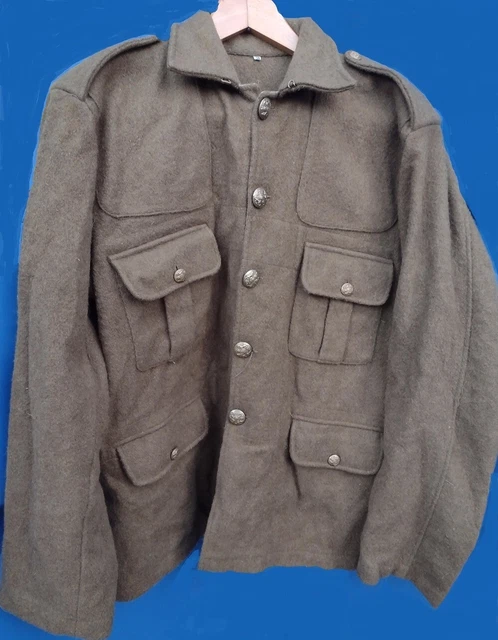 WW1 1902 PATTERN 4 pocket Service dress. TUNIC. "Kay Canvas" Repro. 38 ...