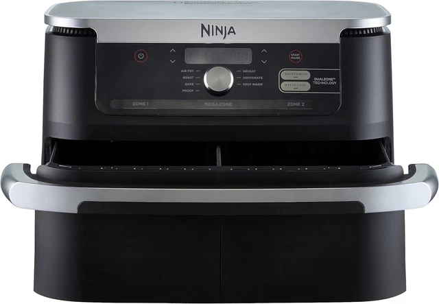 NINJA FOODI FLEXDRAWER Air Fryer, Dual Zone with Removable Divider ...