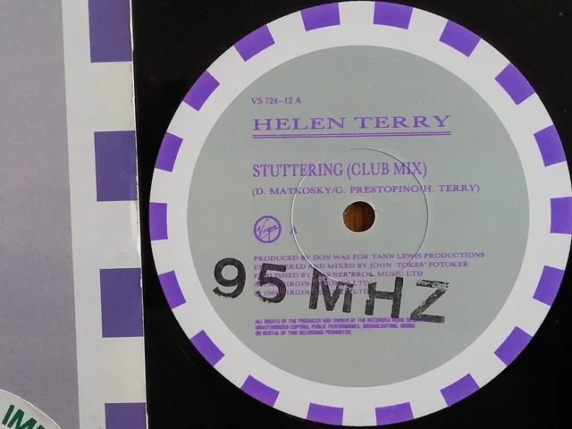 DISQUE VINYLE MAXI 45t 12" HELEN TERRY (CULTURE CLUB backing vocal) POP ...