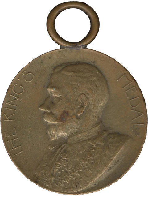 THE KING’S MEDAL – London County Council – British Award Medal £7.00 ...