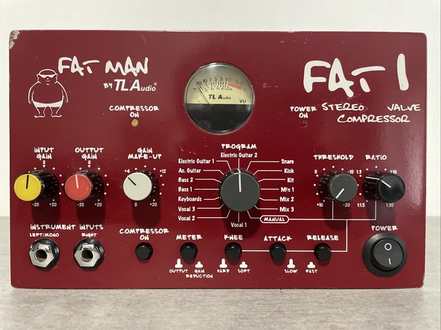 TL AUDIO.FATMAN FAT 1.Stéréo compresseur EUR 150,00 - PicClick FR