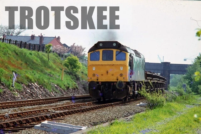 35MM SLIDE BR British Rail Diesel Loco Class 25 25223 Garswood 1979 ...