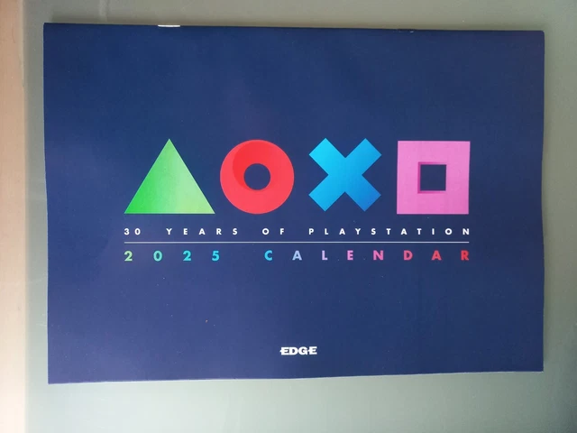 PLAYSTATION 2025 CALENDAR '30 Year Anniversary' by EDGE Magazine - NEW ...