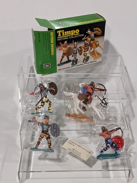 TIMPO VIKINGS HISTORIC Collection Sealed Bag Figures Box Ref No. 726 ...