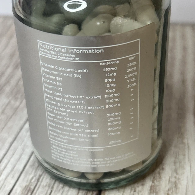 NEUAURA DAILY MENOPAUSE Supplement Dented Cap 60 caps Exp 09/27 Sealed ...