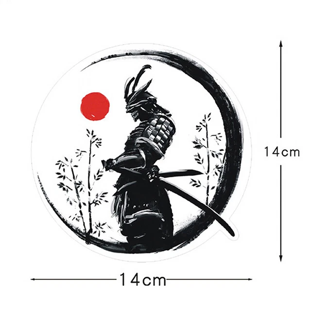 JAPAN SWORD SAMURAI Warrior Sticker Katana Decal Vinyl Car Bike Truck ...
