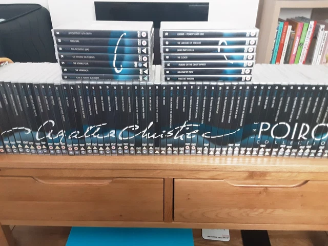 AGATHA CHRISTIE POIROT Collection DVD + Magazines £52.68 - PicClick UK