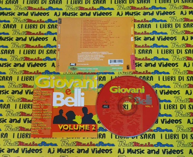 CD COMPILATION GIOVANI E BELLI VOL.2 1997 litfiba bersani consoli (C21 ...