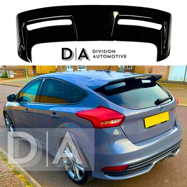 GLOSS BLACK REAR Boot Roof Spoiler Rs Wing St Style Ford For Focus Mk3 ...