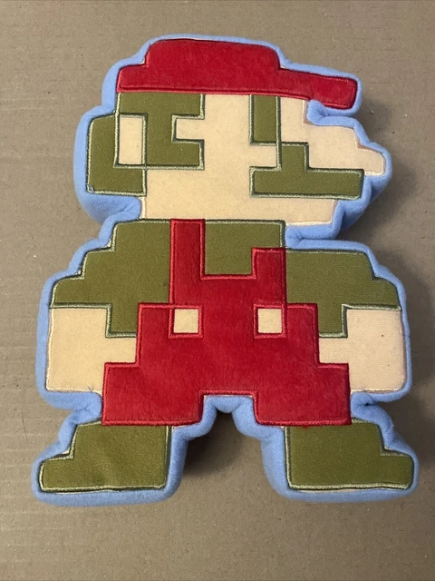 JAKKS SUPER MARIO 8 Bit Mario Plush Nintendo 9” World Of Nintendo 2015 ...