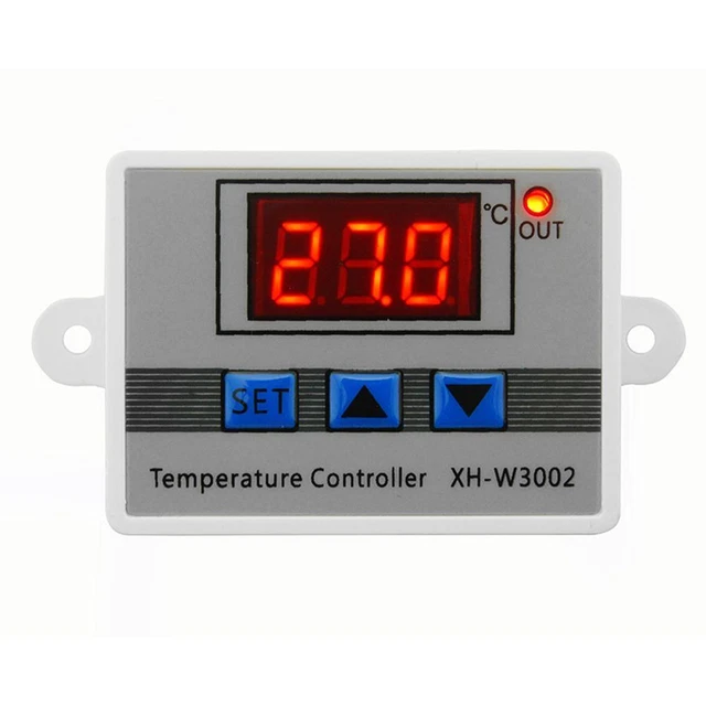 CONTROLADOR DE TEMPERATURA digital W3002 interruptor de control termostato 10A con sondas EUR 6 ...