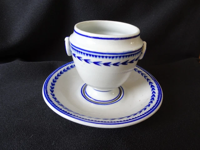 MOUTARDIER EN PORCELAINE de tournai EUR 40,00 - PicClick FR