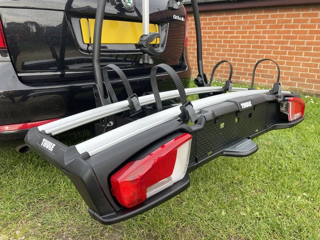 THULE VELOSPACE XT 2 938 Tilting Tow Bar Bike eBike Rack Carrier 60kg ...