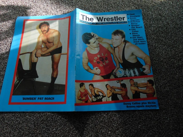 THE WRESTLER MAGAZINE (British wrestling, Pat Roach, Giant Haystacks ...