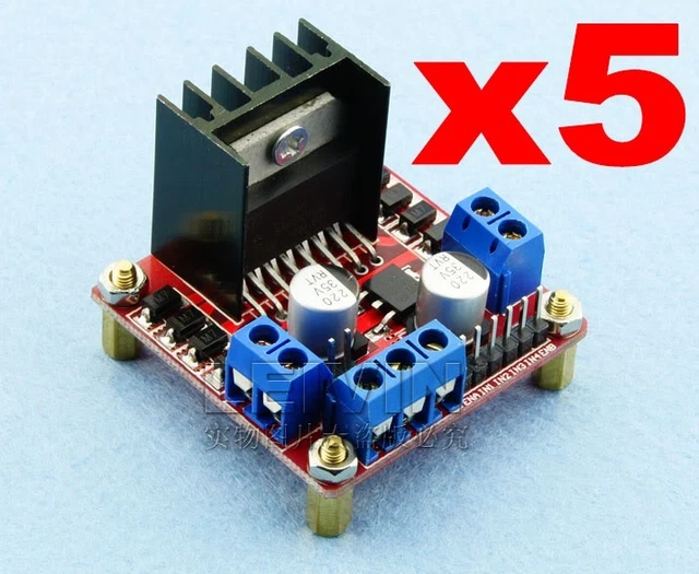 5PCS L298N DUAL H Bridge DC Stepper Motor Drive Board Module For ...