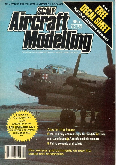 SCALE AIRCRAFT MODELLING Nov 83 Post War Lancaster Rcaf Raaf French ...