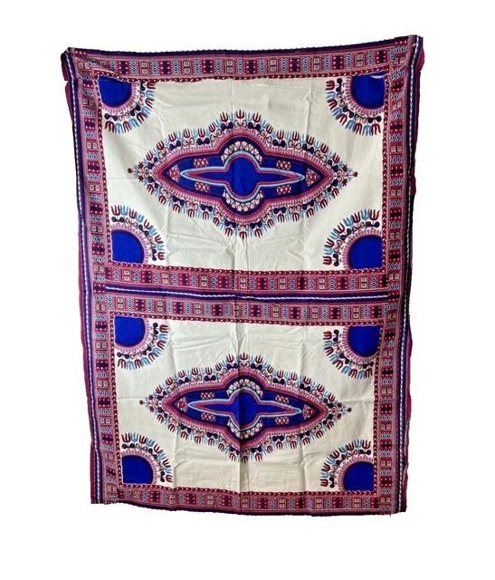 DASHIKI VERITABLE AFRICAN Real Wax Block Print Hitarget 816838 Fabric ...